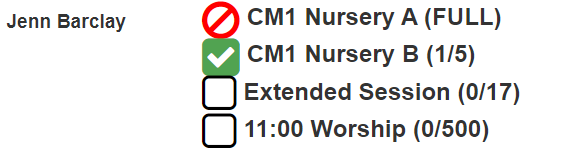 During check-in, how do we track room counts, capacity and then close ...