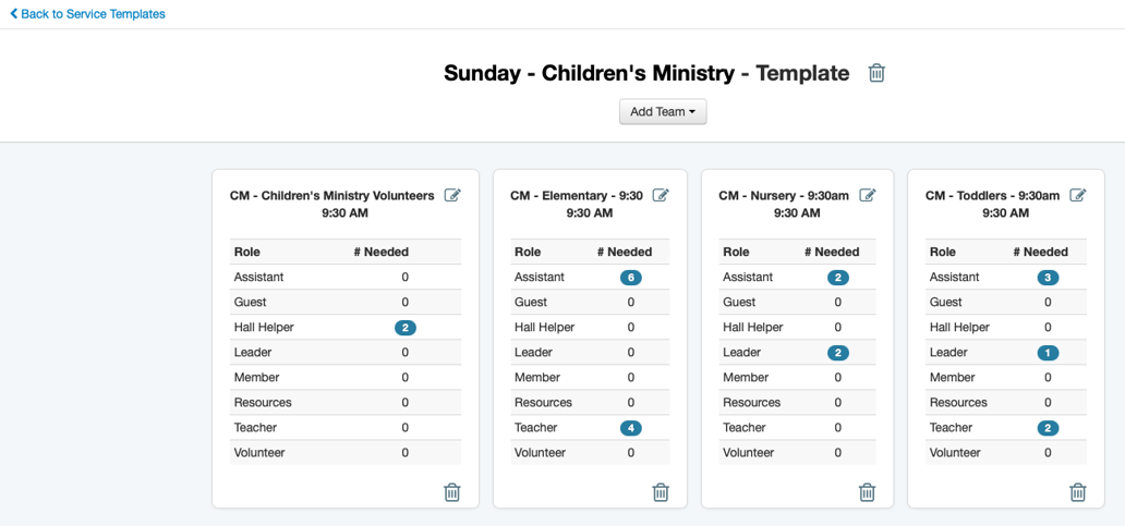 How do I set up a volunteer schedule?