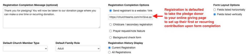 How do I set up a Pledge Campaign and track Pledges?