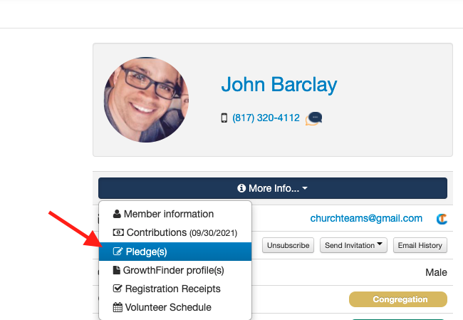 How do I set up a Pledge Campaign and track Pledges?