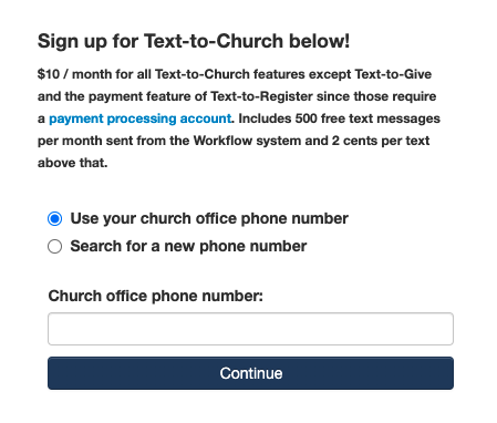 Start here with Text-to-Church