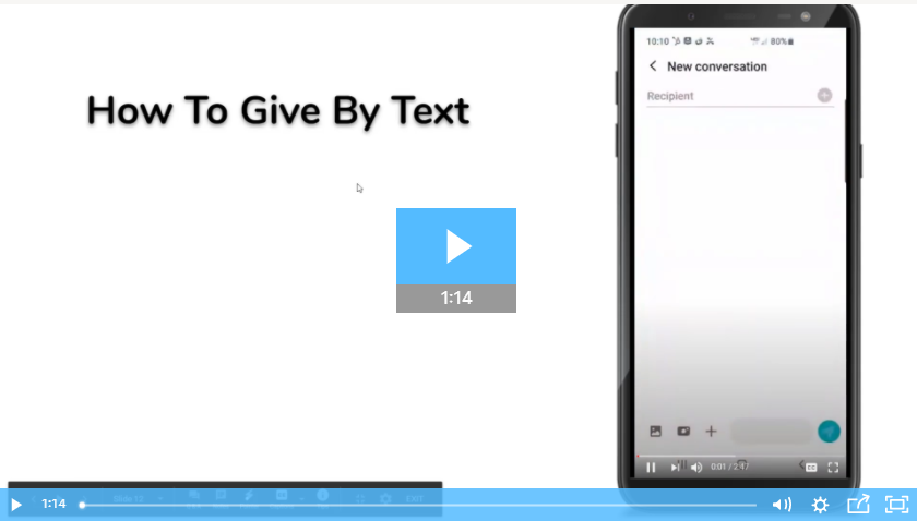 An overview of Text-to-Give